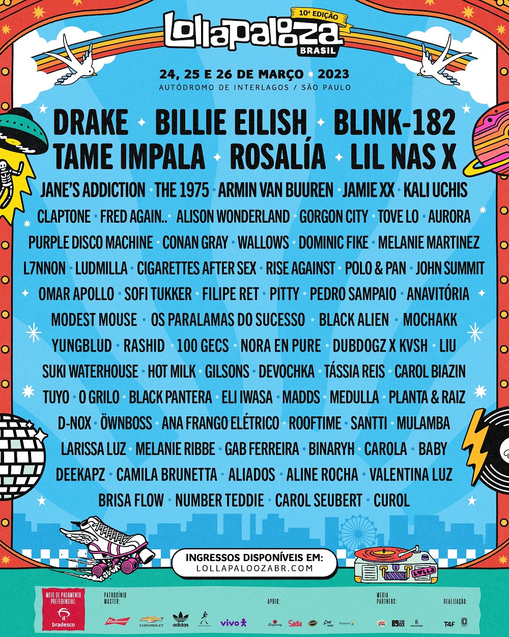 Lollapalooza Brasil revela line-up de sua décima edição no país ...